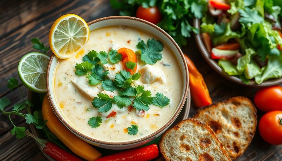 Quick & Creamy Coconut Lime Fish Soup Recipe