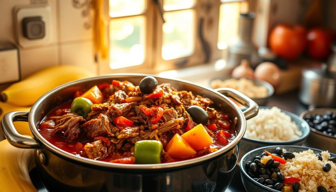 Authentic Cuban Ropa Vieja Recipe - Tender Shredded Beef
