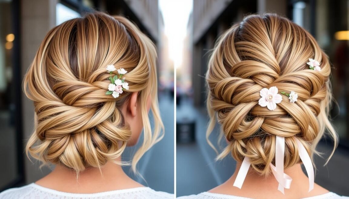 Effortless French Twist Updo Hairstyle Tutorial