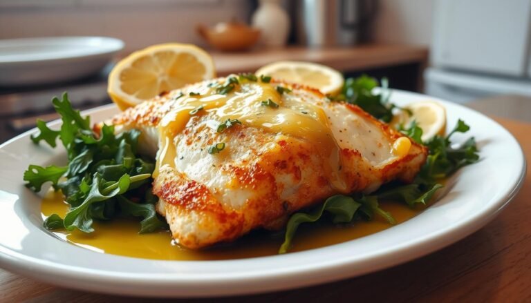Pan Fried Cod with Lemon Butter Sauce | 20 Min Recipe