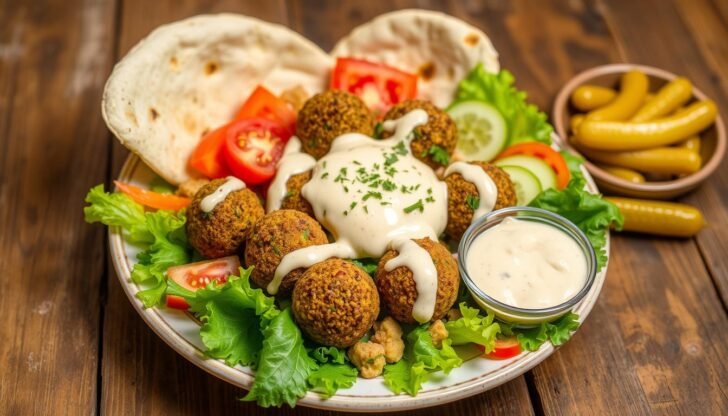 Easy Homemade Falafel with Tahini Sauce Recipe