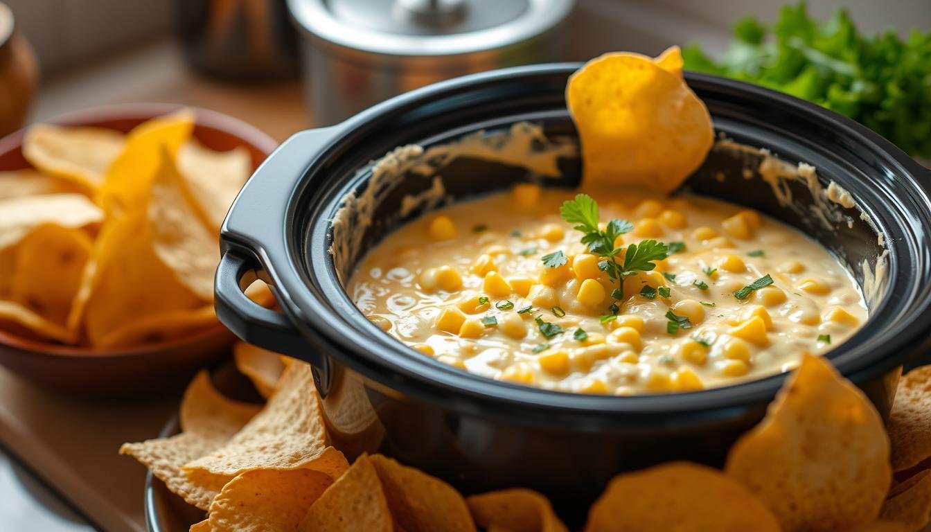 Creamy Corn Dip with Cream Cheese - Easy Party Appetizer